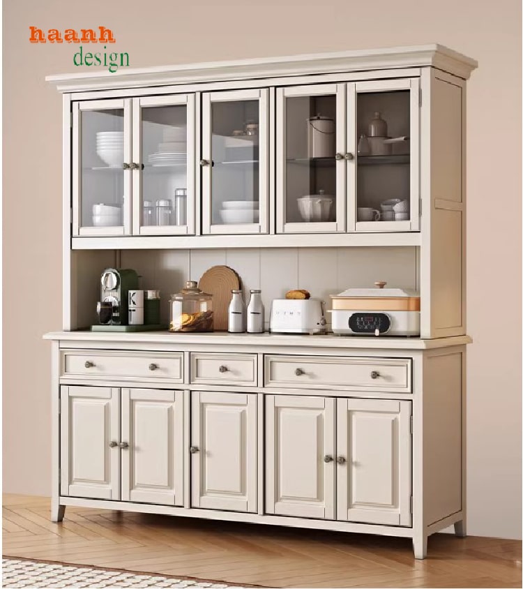 Khám phá lợi ích của tủ đựng đồ nhà bếp bằng gỗ-TLT 005